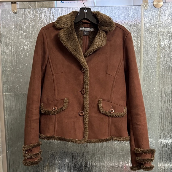 Static | Jackets & Coats | Static Faux Suede Jacket | Poshmark